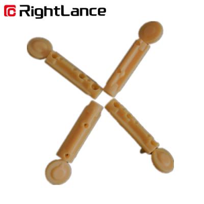 China 30 Gauge Flat Diabetic Lancing Device Disposable Sterile Lancets Gamma Irradiation for sale