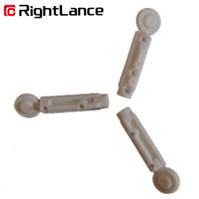 China 33G  0.2mm Pale Sterile Disposable Sterile Blood Lancet With Cap Needle for sale