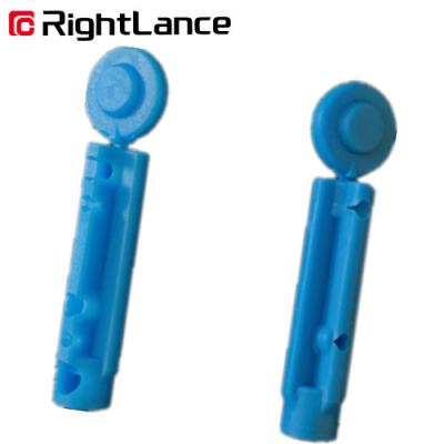 China 32 Gauge Round Sterile Blood Lancet Gamma Sterilization Tri Bevel Needle for sale