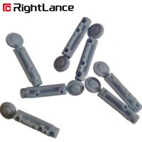 China 0.37mm 28 Gauge Round Blood Lancet Medical Finger Pricker For Blood Test for sale
