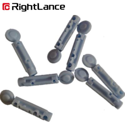 China 0.37mm 28 Gauge Round Blood Lancet Medical Finger Pricker For Blood Test for sale
