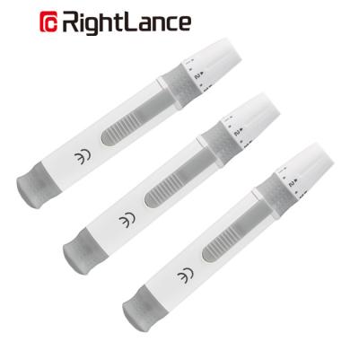 China Blood Glucose Test Adjustable Lancing Device Pen Type One Touch Finger Pricking for sale