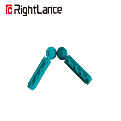 China Disposable 1.8mm Sterile Twist Off Pricking Device Green Blood Lancet for sale