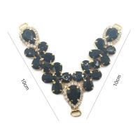 China Colored Rhinestones Shoe Decoration Accessories Sandal Decorative Chain for sale