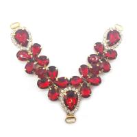 China Colored Rhinestones Shoe Decoration Accessories Sandal Decorative Chain for sale