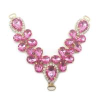 China Colored Rhinestones Shoe Decoration Accessories Sandal Decorative Chain for sale