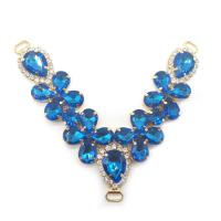 China Colored Rhinestones Shoe Decoration Accessories Sandal Decorative Chain for sale