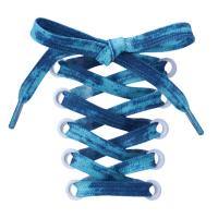 China Colorful Plastic Toe Shoelace Toe Seal Baotou Printed Flat Cotton Shoelaces Plain Polyester 6mm 8mm Laces Width for sale
