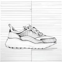 China Fashion Trend Mesh Sports Shoes Light Weight With Rubber Outsole for sale