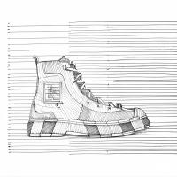 China Mid Boots Sustainable Shoes For Men Synthetic Fabric Upper for sale