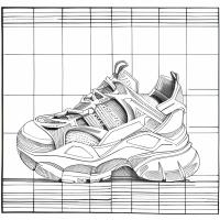 China MD Outsole Custom Women's Sneakers Breathable Thick Sole Casual Shoes for sale