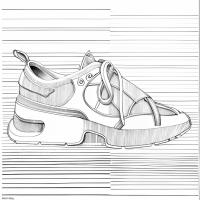 China Rubber Outsole Custom Women's Running Shoes Mesh Lining for sale