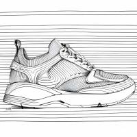 China Breathable Womens Custom Trainers Non Slip  With MD Outsole for sale