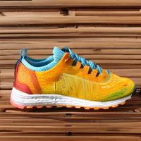 China Synthetic Custom Running Shoes Casual Knit Running Women's Sneakers for sale