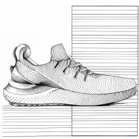 China Comfortable Personalized Running Shoes MD Outsole Synthetic for sale