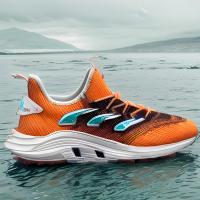 China OEM Custom Fit Walking Shoes Sneakers Mesh Cotton Fabric for sale