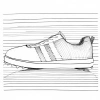 China Cotton Inner Custom Golf Shoes All Seasons Waterproof Golf Trainers for sale
