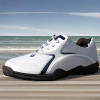 China OEM ODM Leather waterproof Golf Shoes with Rubber Outsole for sale