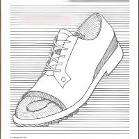 China Anti Slip Anchor Personalised Golf Shoes PU Leather Upper for sale