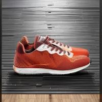 China Lightweight Casual Sports Shoes Mesh Leather Upper Material for sale