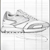 China Fashion Trend Custom Running Shoes Leather Upper For Kids for sale