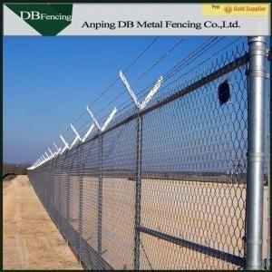 China Chain Link Temporary Fence Barriers For Light Residential / Heavy Commercial Area for sale