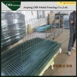 China PVC coated security wire mesh iron fence gate for sale