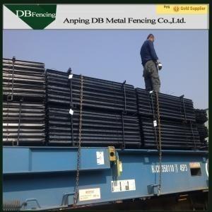 China Australian Black Color Metal Star Pickets Galvanised Steel Fence Posts for sale