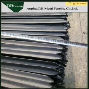 China Farm Fence Low Carbon Steel Star Pickets Y Post Corrosion Resistance for sale