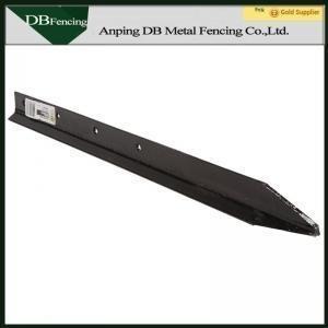 China Low Carbon Steel Star Pickets Y Post Black Painted For Cattle Fence for sale