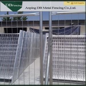 China Construction Site Temporary Fencing With Concrete Feet for sale