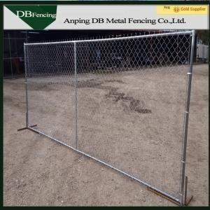China Portable Security Chain Link Fence / Temporary Fencing For Building Sites for sale