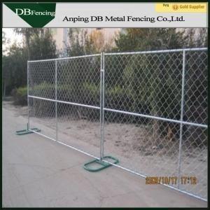 China Temporary Chain Link Construction Fence , Non Permanent Fence For Dogs for sale