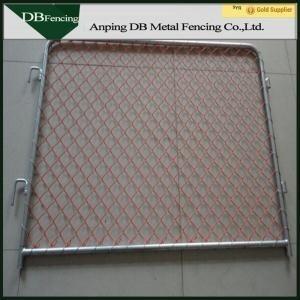 China Chain Link Temporary Safety Barriers , Portable Construction Site Fence Panel for sale