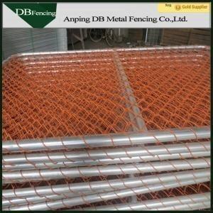 China Waterproof Chain Link Yard Fencing , High Visibility Temporary Event Fencing for sale