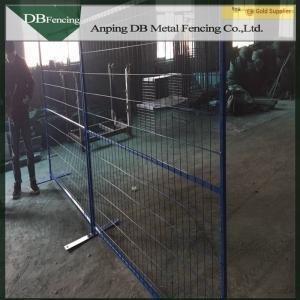 China Canada temporary fence panels / solid metal fence panel for sale