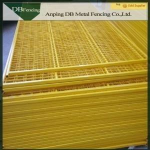 China Portable Colored Steel Temporary Fence Panels Removable Galvanized / Powder Coated for sale