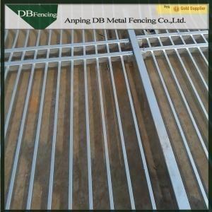China Customized Wrought Iron Picket Fence High Strength For Swimming Pool / Graden for sale