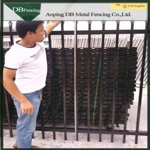 China Antique Wrought Iron Fence Panels , Wrought Iron Privacy Fence Aging - Resistant for sale