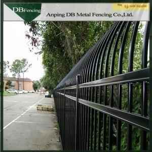 China Customized Steel Picket Fence For Residential And Commercial Industrial Use for sale