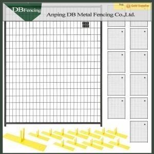 China Construction site 6ft x 10ft Powder Coated Canada Temporary Fence Panel for sale