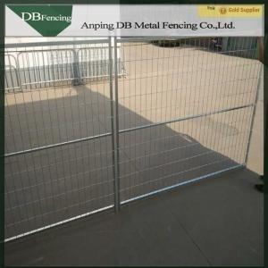 China Colored Canada Temporary Fence With Feet , Safety Removable Yard Fence for sale