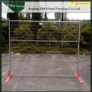 China Temporary Canada Standard Iron Steel Fencing , Free Standing Metal Fence for sale