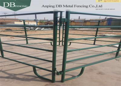 China 12ft Galvanized Corral Fence Panels , Temporary 5′ And 6′ Tall Metal Corral Fencing for sale