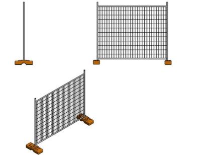 China Galvanised Cheap Temporary Fencing  Prices For Building Site for sale
