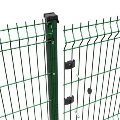 China Galvanized And Powder Coated Wire Mesh Fencing Of 3D Welded Wire Mesh Panel for sale