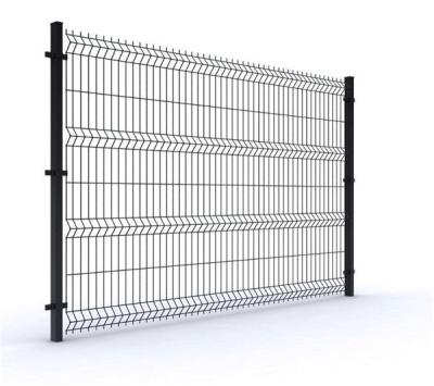 China Powder Coated Wire Fence 1.83x2.5m 3D Triangle Bending Panel Fence With Longlife for sale
