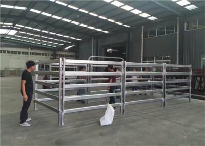 China Standard 6 Rails Galvanized Portable Free Standing Cattle Panels With Long Life for sale