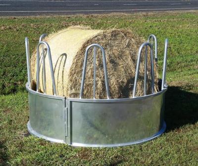 China Hot Dipped Galvanized Round Bale Feeders For Cattle / Sheep 2000mm * 1006mm for sale