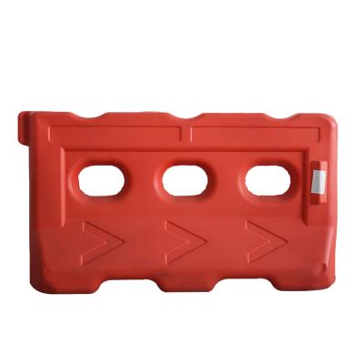 China 780mm Height Three Holes Water Filled Barriers With Fence , Water Filled Road Barriers for sale